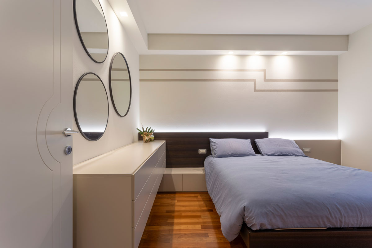 Progetto camera matrimoniale 226 | Gruppo 5 Arredamento Hotel Contract Casa